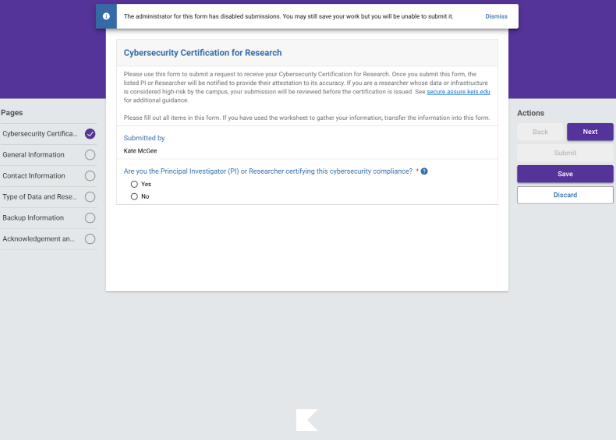 Workflow scheduling – Kuali