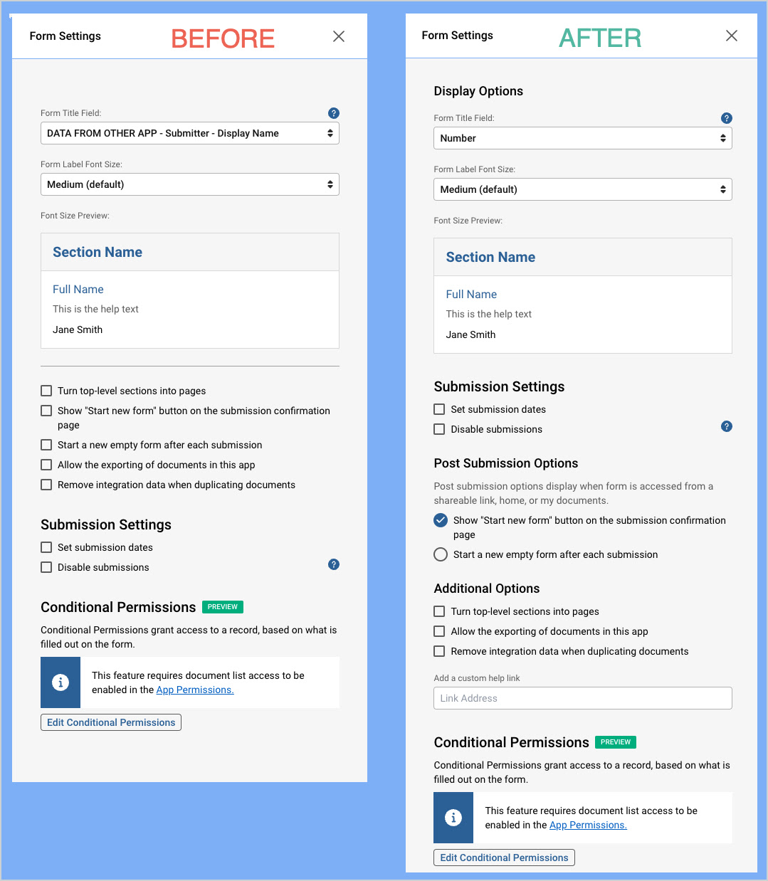 UI updates – Kuali