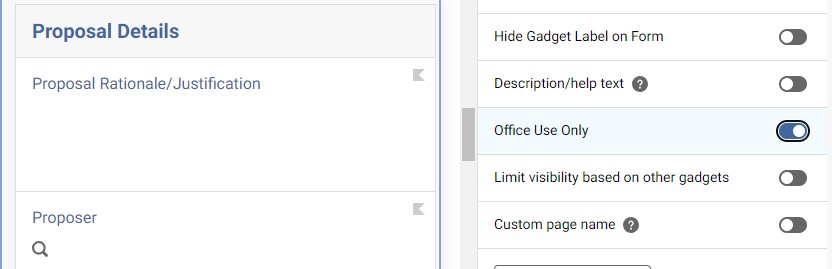 What is the Office Use Only Setting? – Kuali
