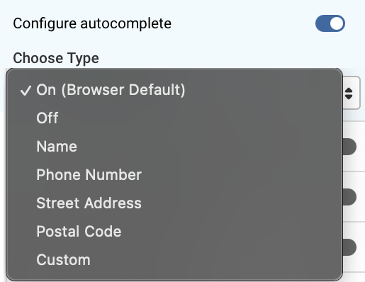 Gadget Configuration Settings – Kuali