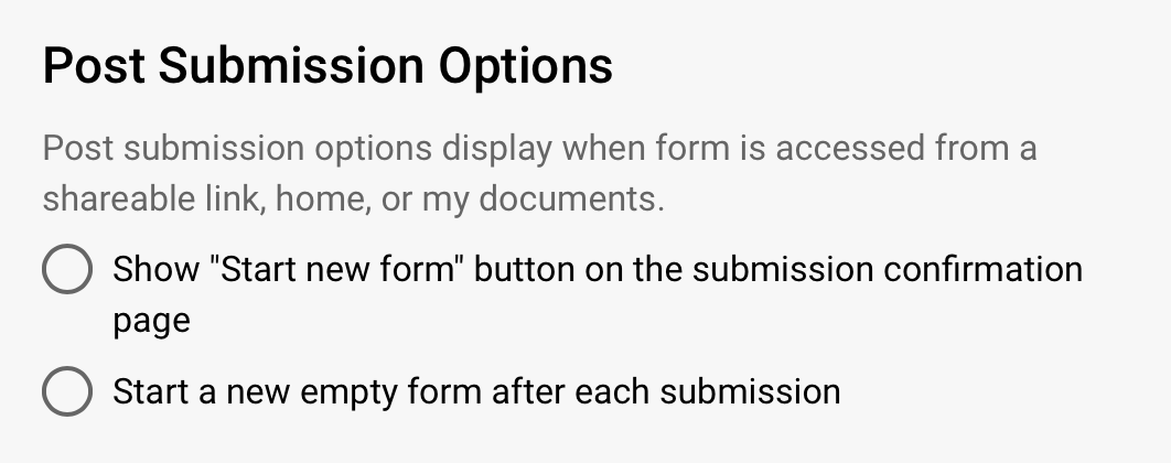 Form Settings – Kuali